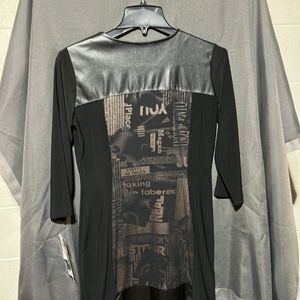 Artex Fashions | Dresses | Artex Fashions Shift Dress Faux Leather ...